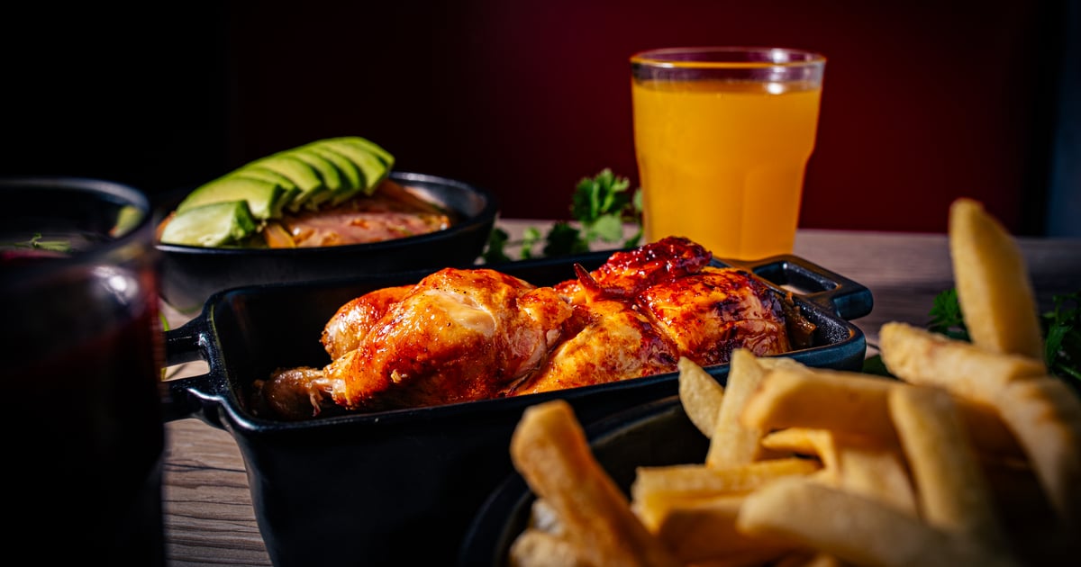 (1/2) Pollo a La Brasa / (1/2) Rotisserie Chicken - El Tambo Grill ...