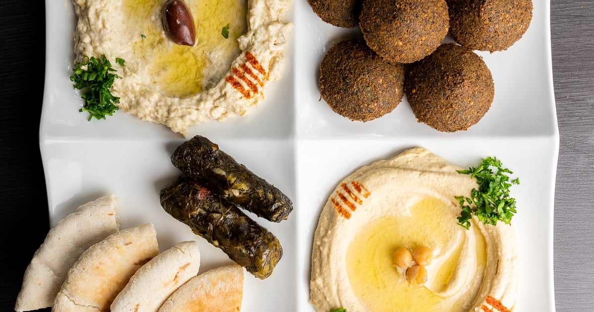 Veggie Sampler - Food - Sufrat Mediterranean Grill - Mediterranean ...