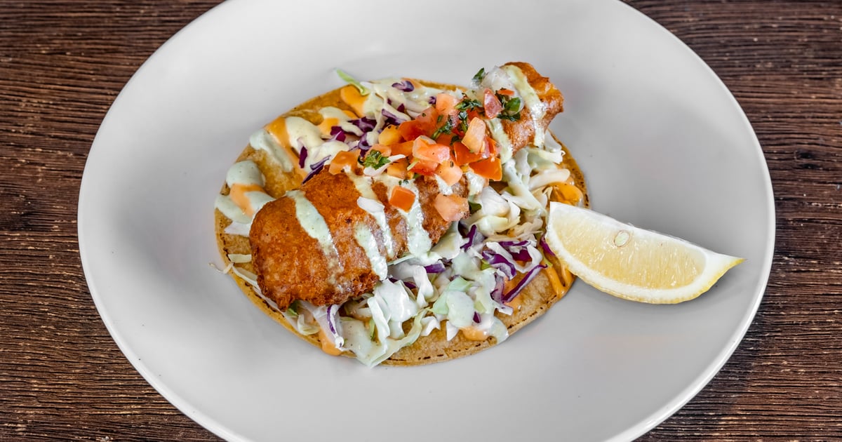 Blackened Fish Taco - Captains Grill