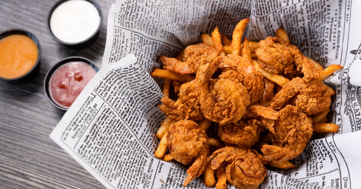 Fried Shrimp - STARTERS - Kickin Kasian - Asian Cajun Fusion in Northridge