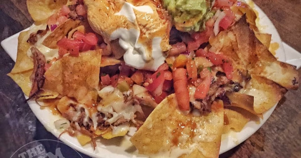 World Famous BBQ Nachos - The Farm Bar and Grille