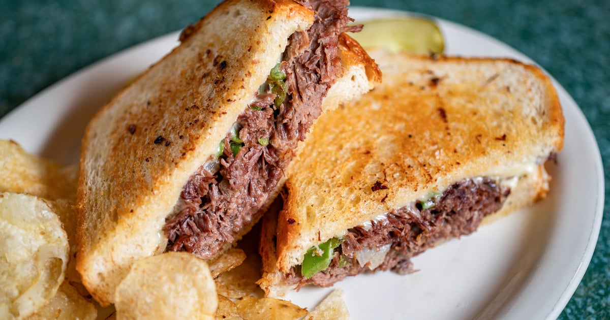 Philly Beef Melt - Charlie's Eatery & pub