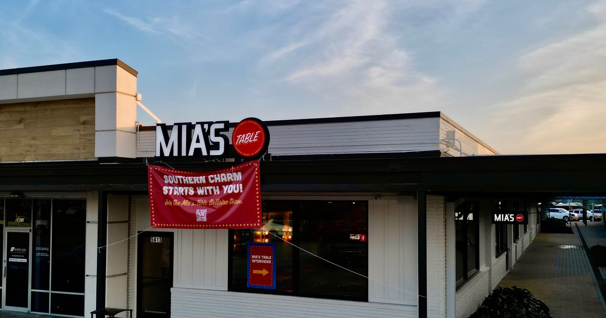 Bellaire, TX - Mia's Table