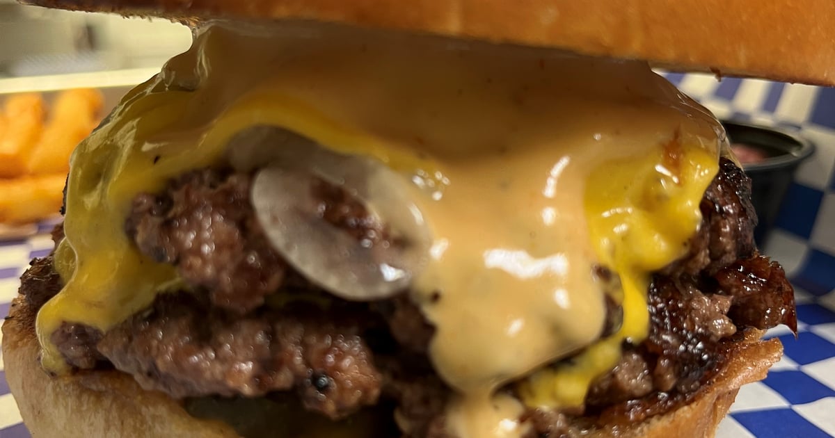 Double Patty Tavern Burger - Vitruvian Park Tavern - Addison's hidden gem