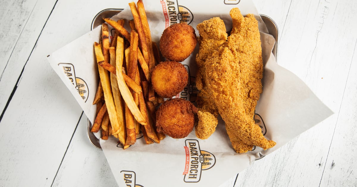 Fried Fish Basket - The Back Porch Kilgore