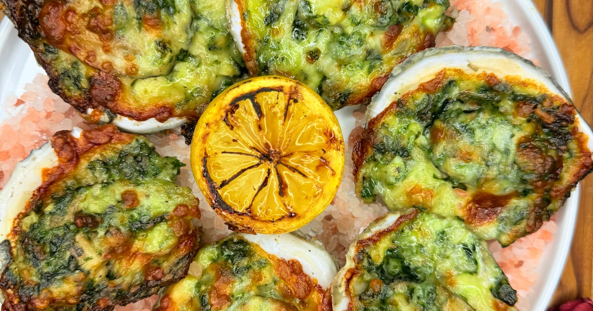 Oyster Rockefeller - Food - Moustache Hookah Bar