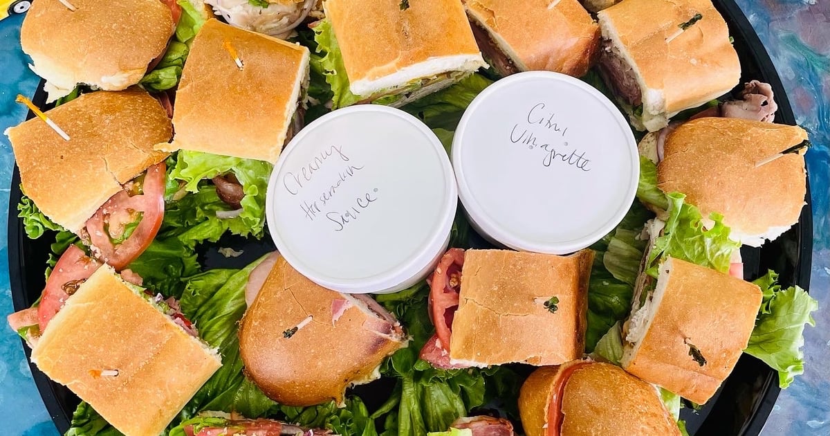 Hoagie Party Platter (Medium) - Catering Menu - The Nosh Pit