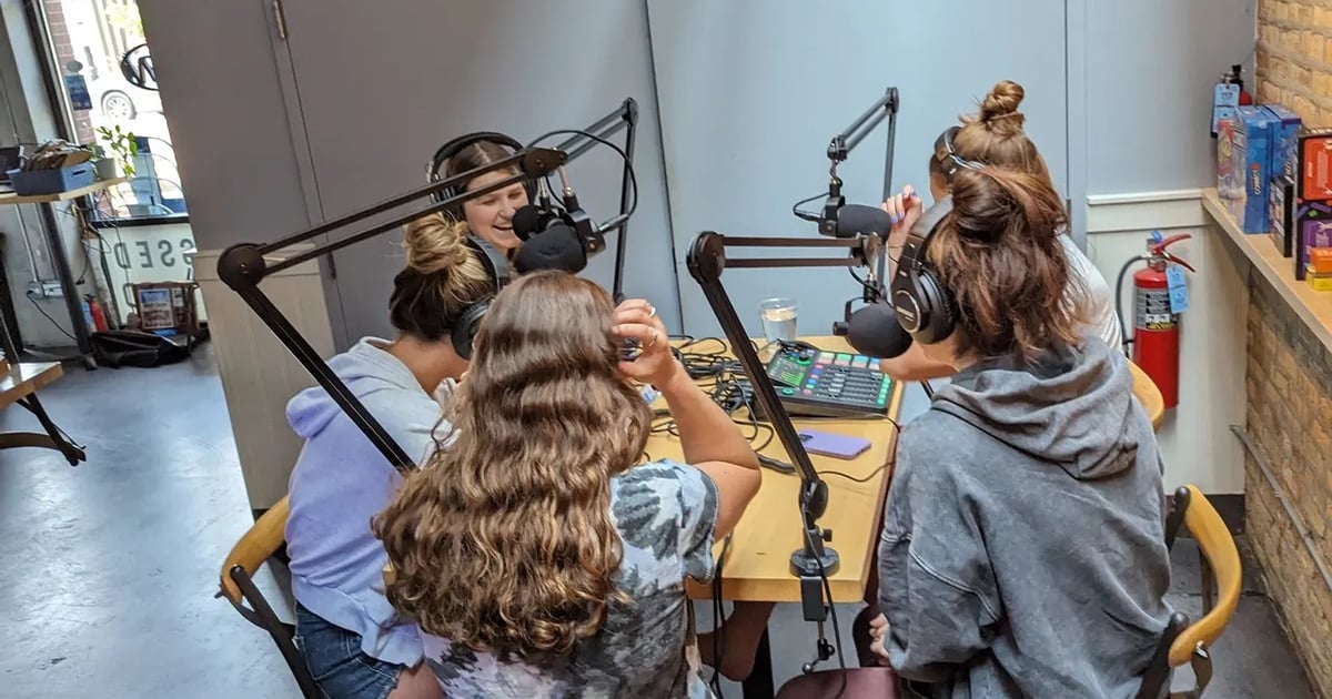 Pod Cast - Stacked and Folded