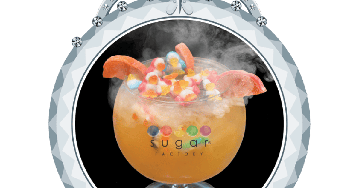 Fuzzy Peach Penguin Mango Goblet (The Tongue Twister) - Sugar Factory