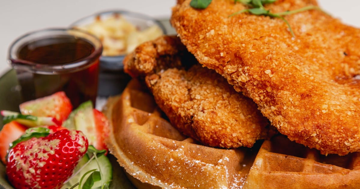 Chicken & Waffles - Sunday Supper - Social Roost - American Restaurant
