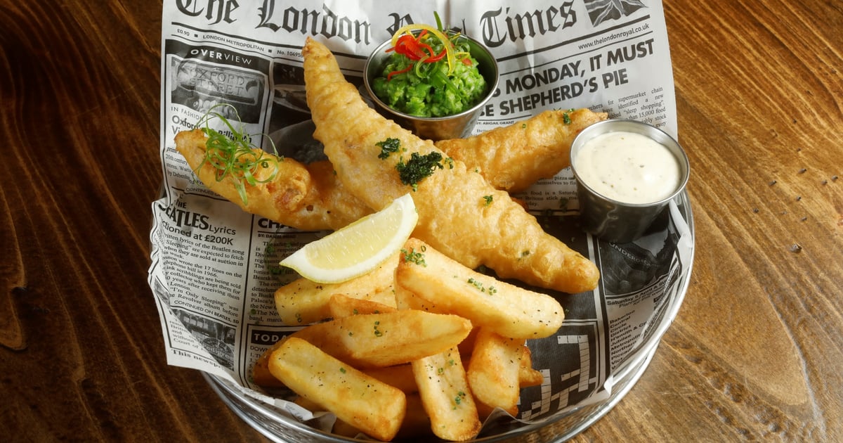 Original English Style Fish 'N' Chips - The Oxford Kitchen - New ...