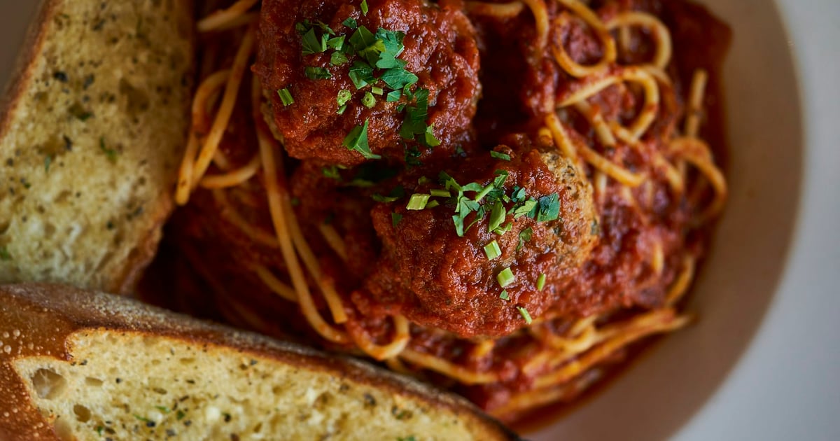 Traditional Spaghetti - Luca Italian Bistro & Wine Bar - Italian ...
