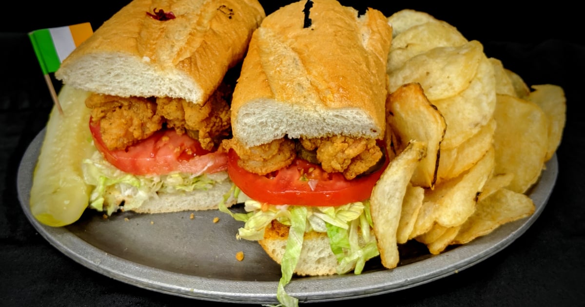 Shrimp Po'boy - McGuire's Irish Pub