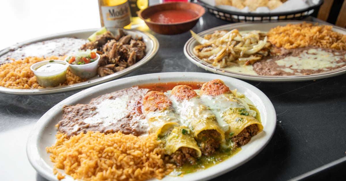 Enchiladas Divorciadas - La Zona Rosa Menu - La Zona Rosa Hillwood ...