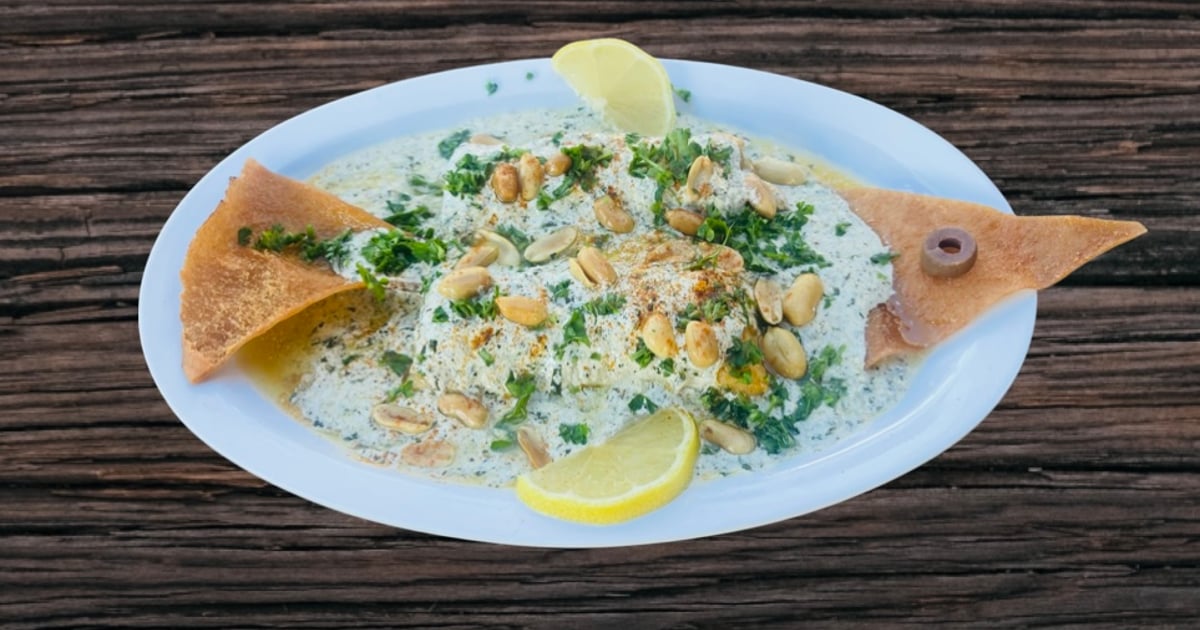 SAMKE HARA: TAHINI FISH - Main Menu - Kabobzi Mediterranean Grill ...