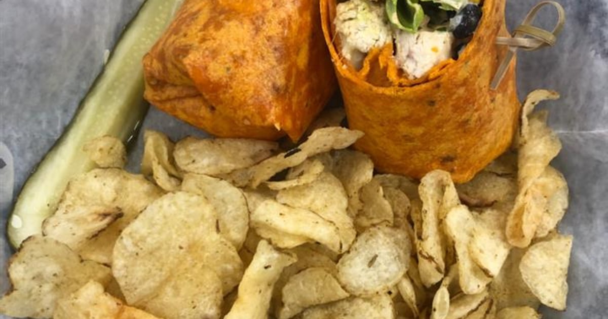Southwest Chicken Wrap - Our Menu - Cabanas Beach Bar & Grille ...