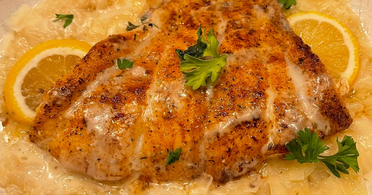 Grouper Risotto Alla Milanese - Dinner - Decanter International ...