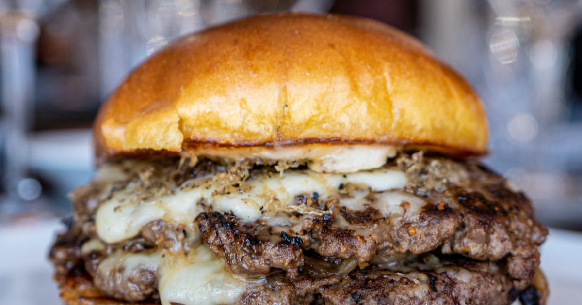Truffle Bone Marrow Smash Burger - Rose & Crown | Atlanta Steakhouse ...