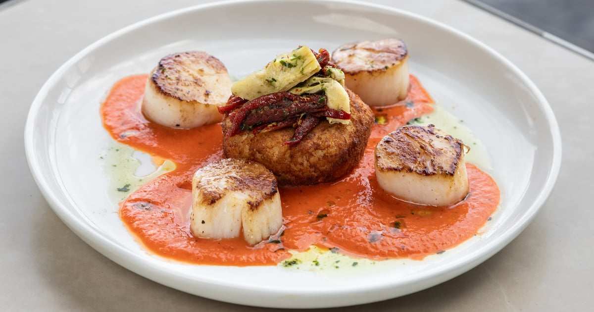 Seared Scallops - Food - The Cove Waterfront Restaurant and Tiki Bar