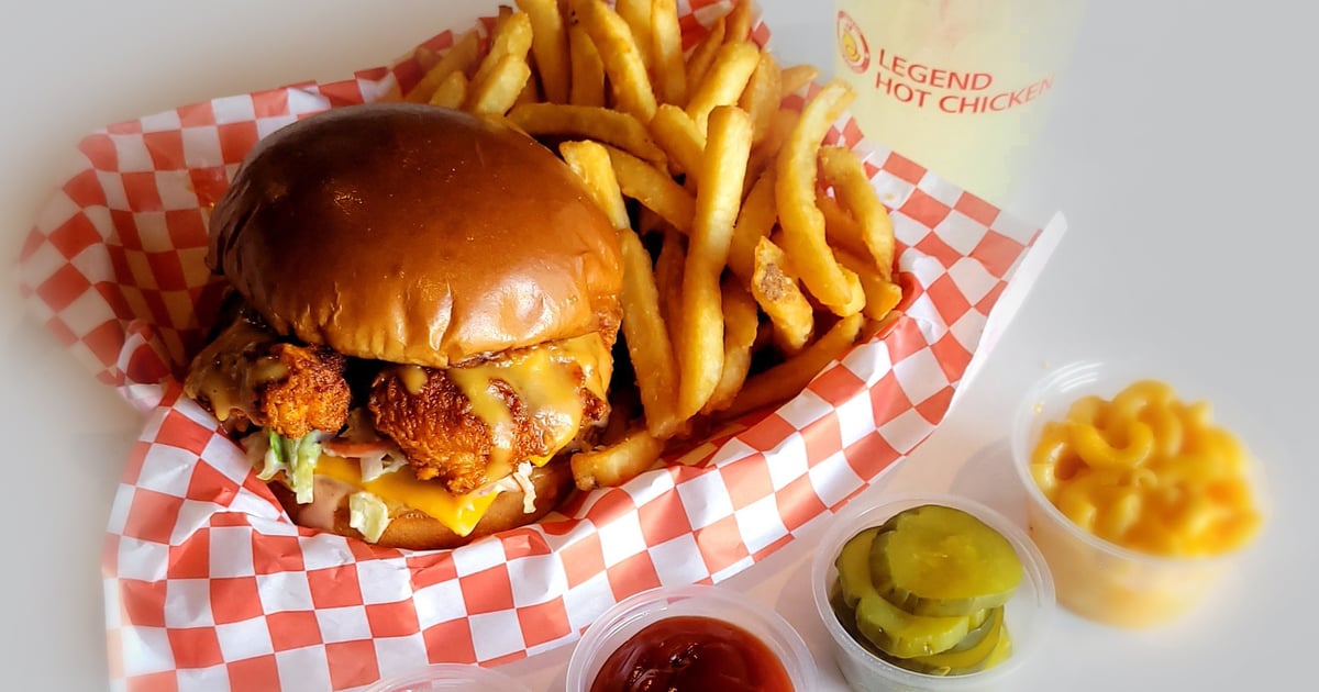 [COMBO#1] JUMBO SANDO - Lakewood Menu - Legend Hot Chicken - Chicken ...