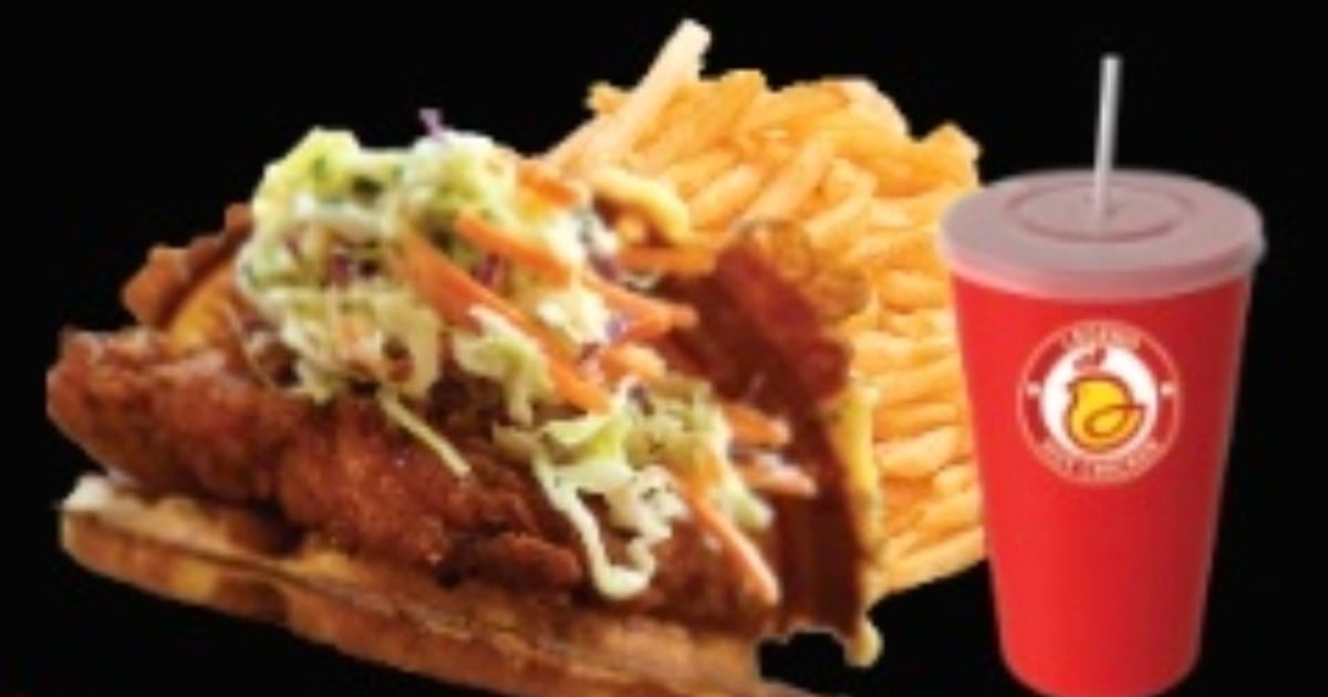 7. WAFFLE SANDO COMBO - Hacienda Menu - Legend Hot Chicken - Chicken ...