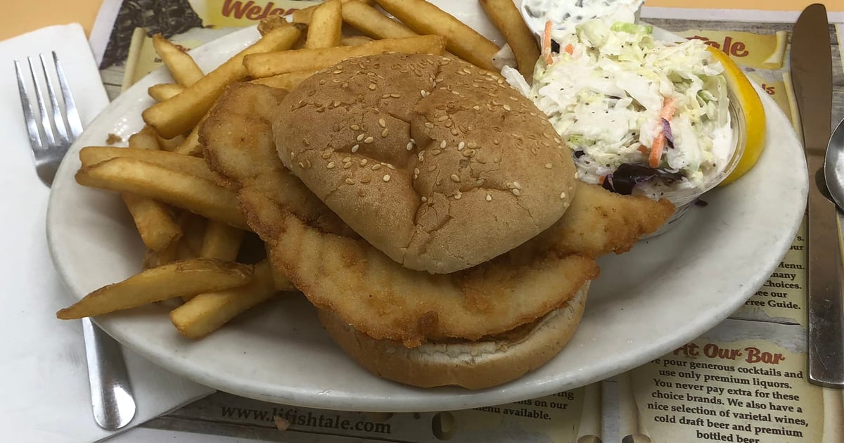 Fresh Fried Scrod Roll - Menu - Lenny & Joe's - Seafood Restaurant in CT
