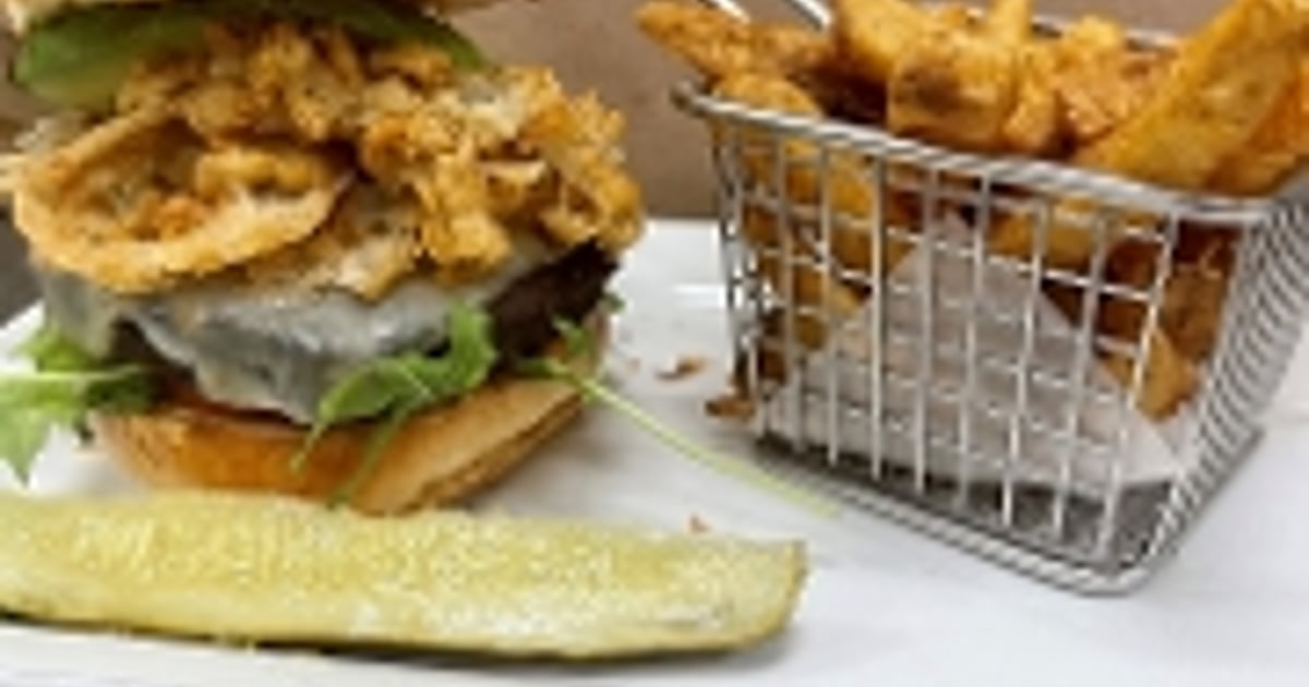 Hippie Burger - CVP Menu - Local Towson Trademark