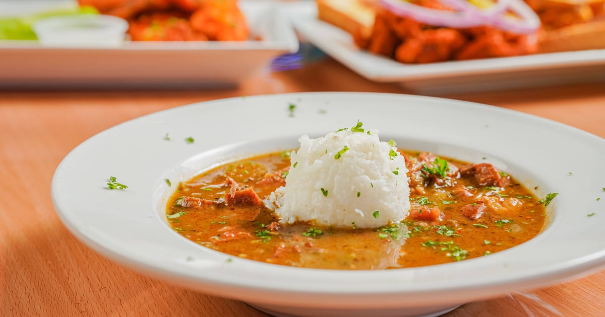 Chicken & Sausage Gumbo - Shell Shack - Texas