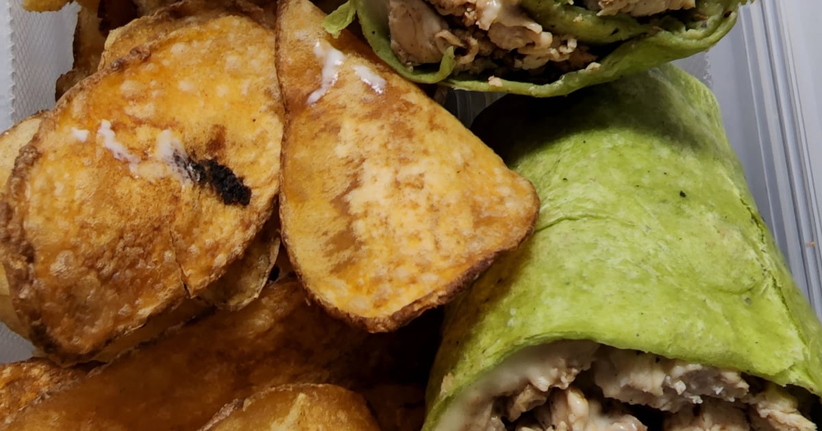 Wrap Grilled Chicken Cheesesteak - Meding's Seafood - Seafood ...