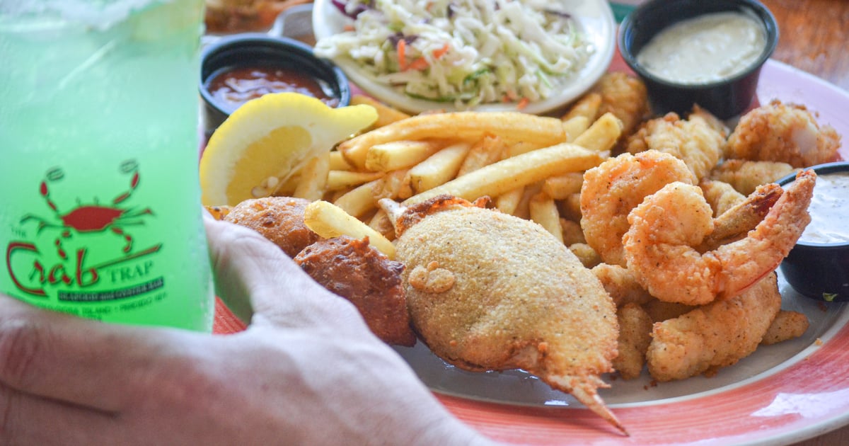 The Captain's Platter - The Crab Trap - Seafood Restaurant in FL