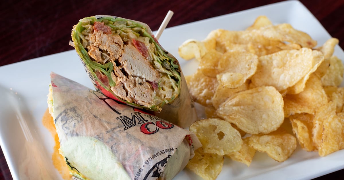 Buffalo Chicken Wrap - Muddy Cow