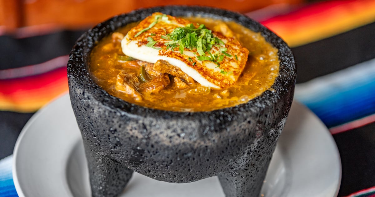 Chicken Molcajete - Main Menu - Blue Agave Chicago - Mexican Restaurant ...