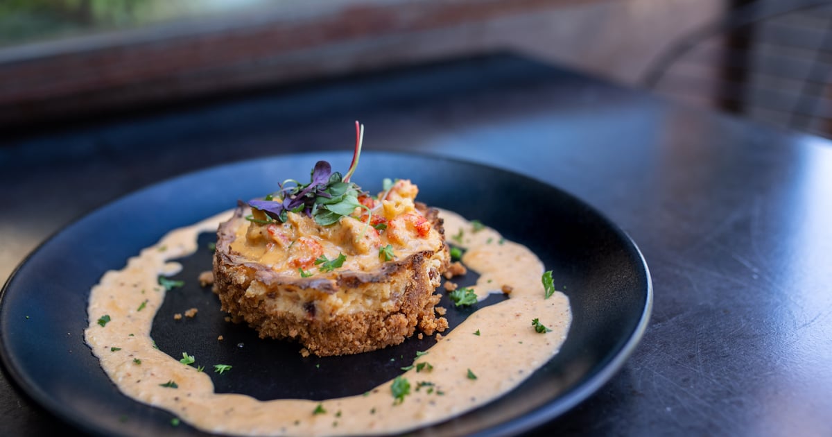 Alligator Andouille Cheesecake - Menu - Louisiana Purchase - Restaurant ...