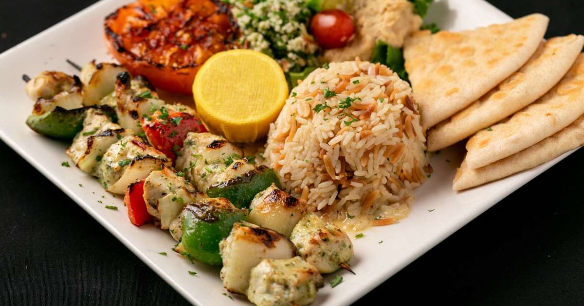 Mediterranean Chicken Plate - Mr. V's Bar and Grill - Fine Dining ...