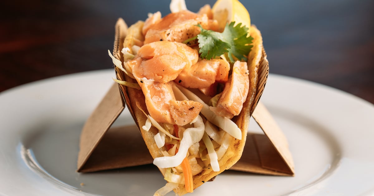 Salmon Taco - Sky's Gourmet Tacos