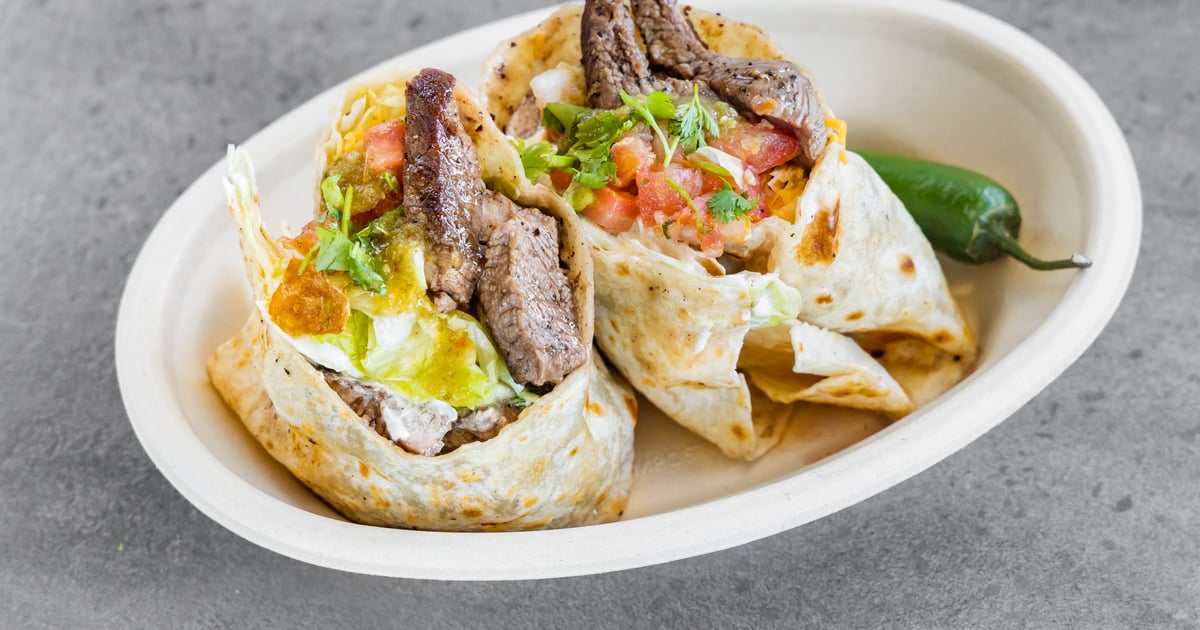 Filet Mignon Burrito - Sky's Gourmet Tacos