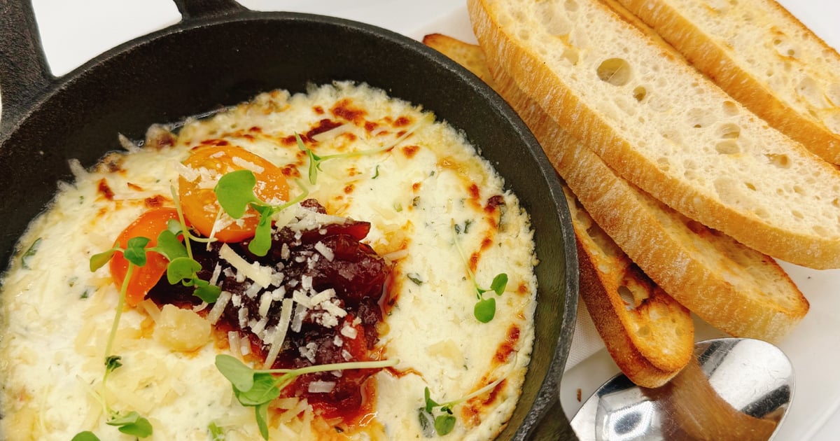 Baked Goat Cheese - Dinner Menu - M Waterfront Grille - American ...
