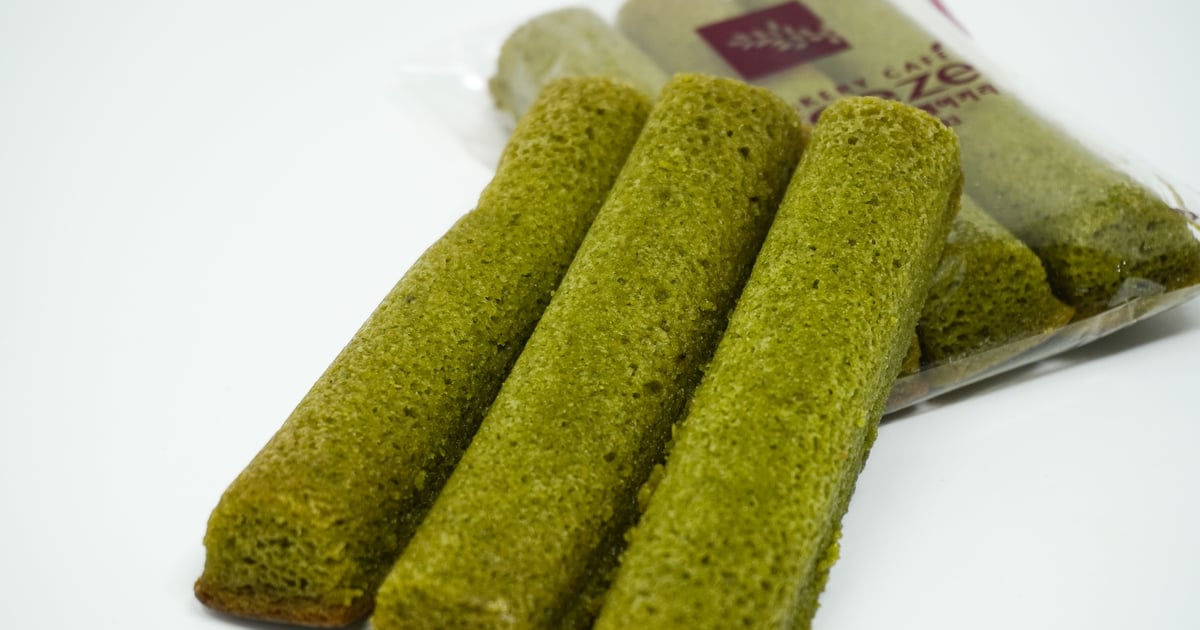 Green Tea Baton Cake - Breeze Bakery Cafe