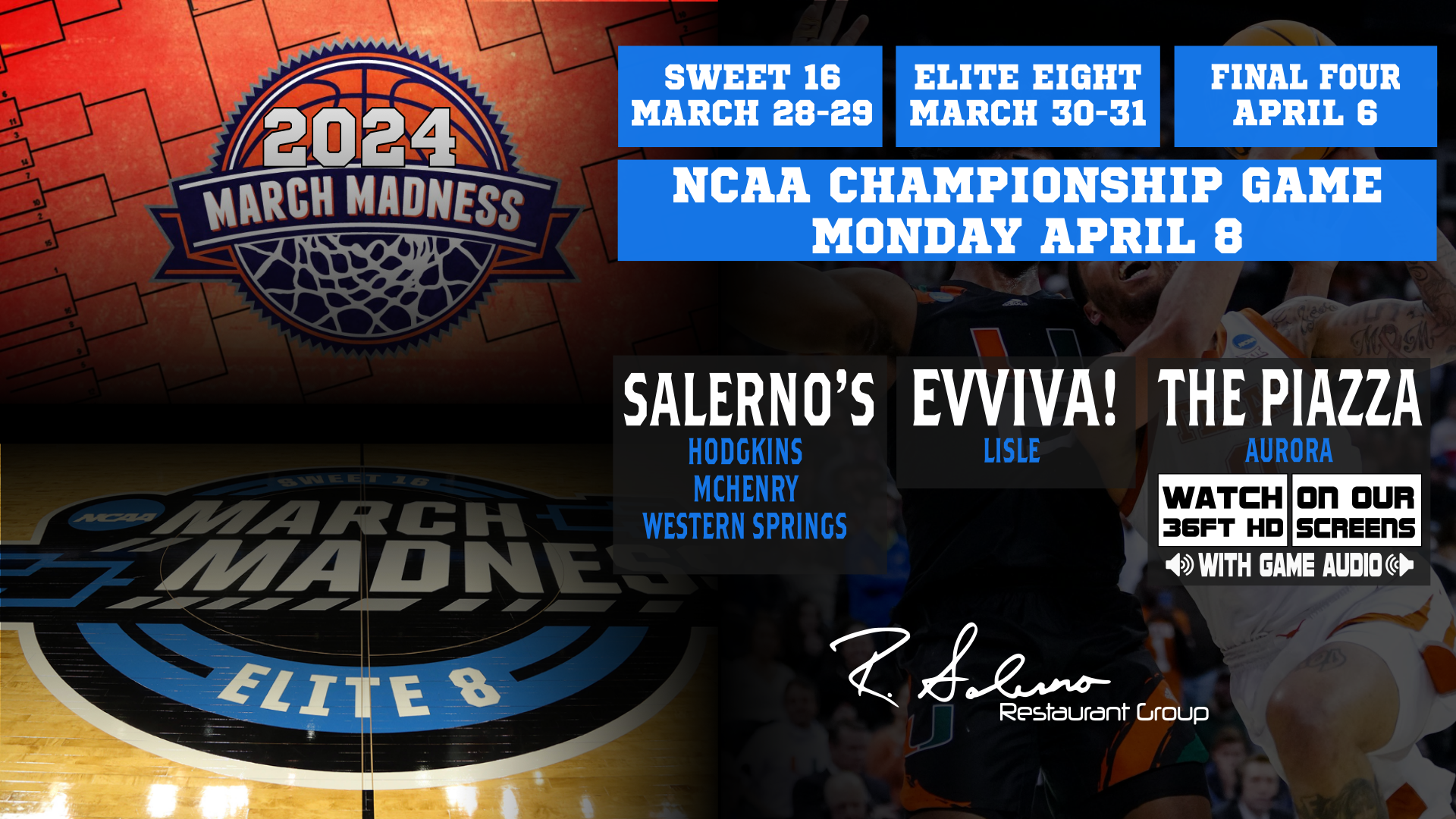 2024 NCAA March Madness Final Four at The Piazza - the PIAZZA - Live ...