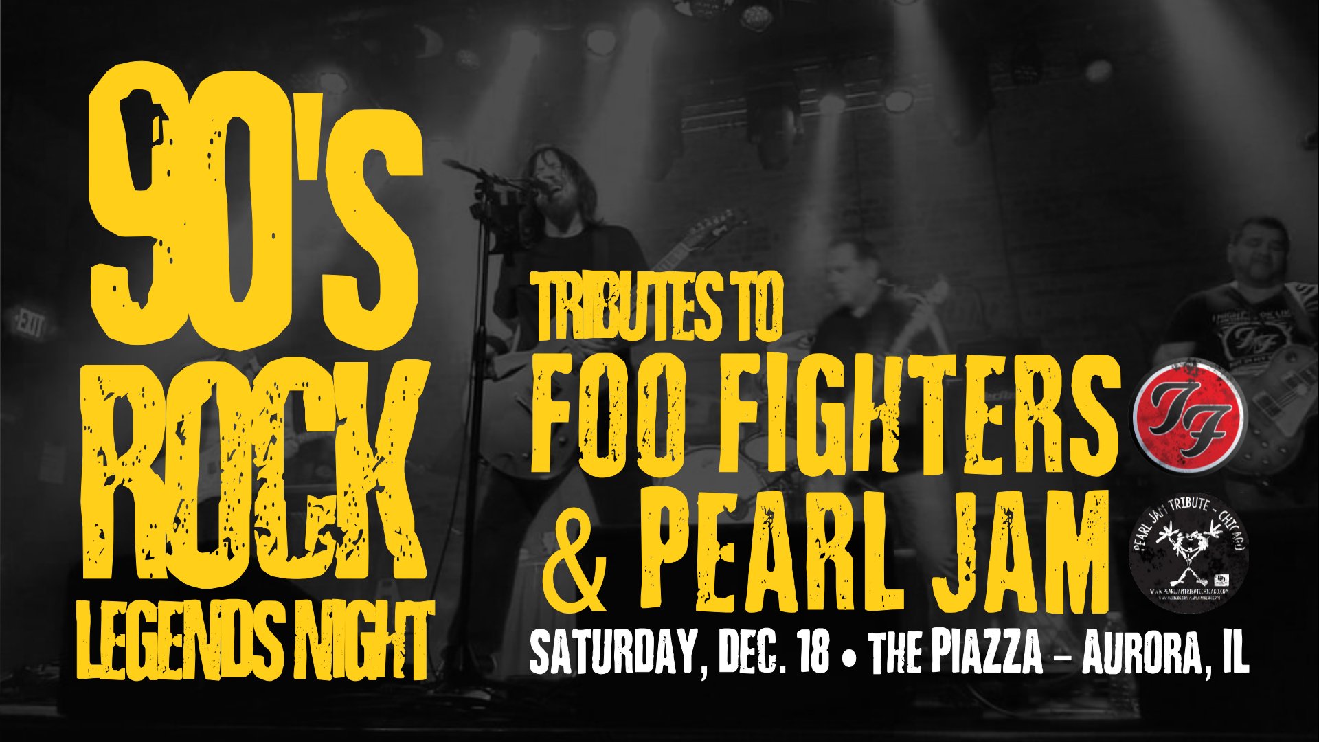 90's Rock Legends Night at the PIAZZA - the PIAZZA - Live Music Venue!