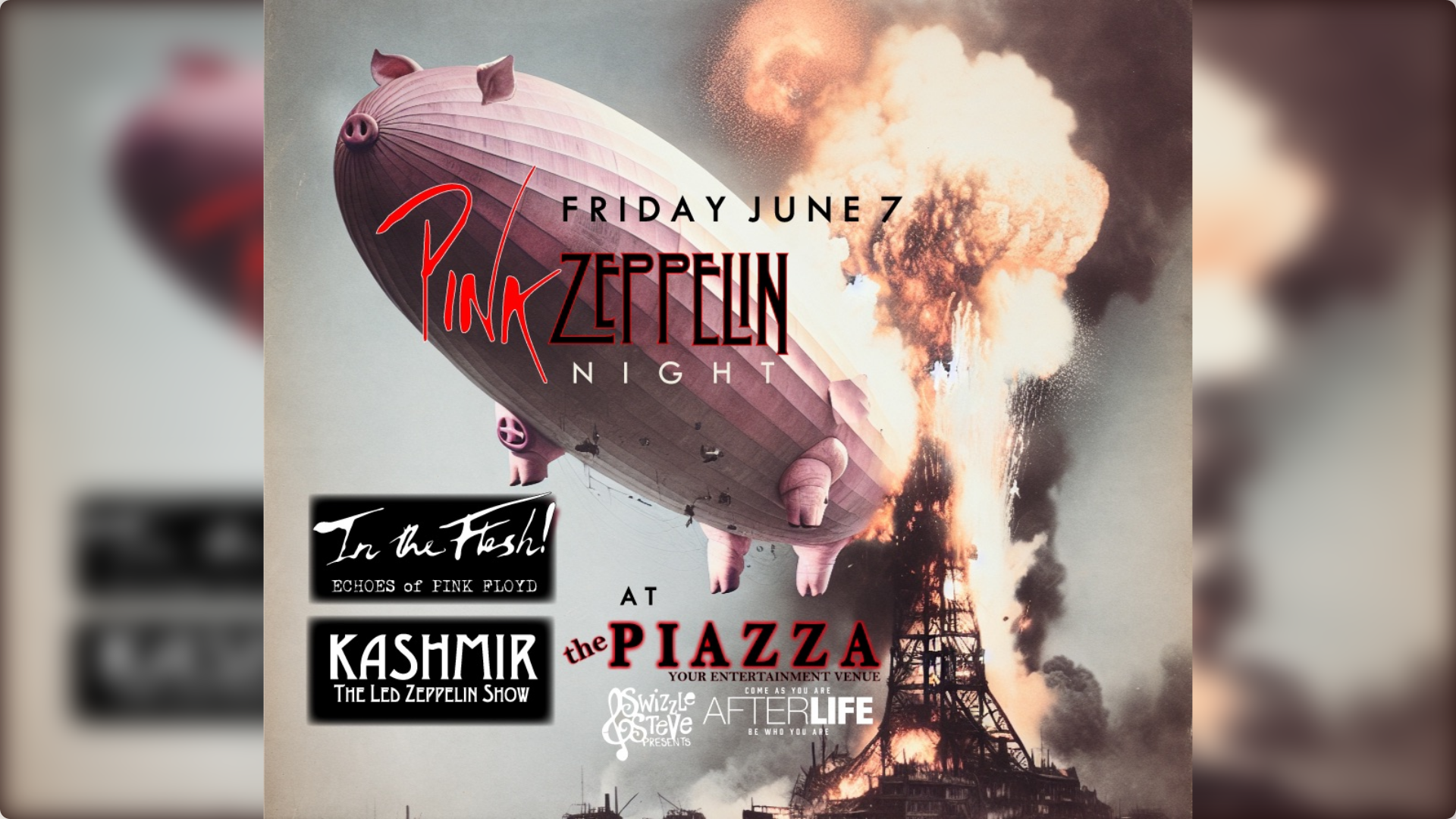 PINK ZEPPELIN | Tributes to Pink Floyd, Led Zeppelin at The Piazza with ...