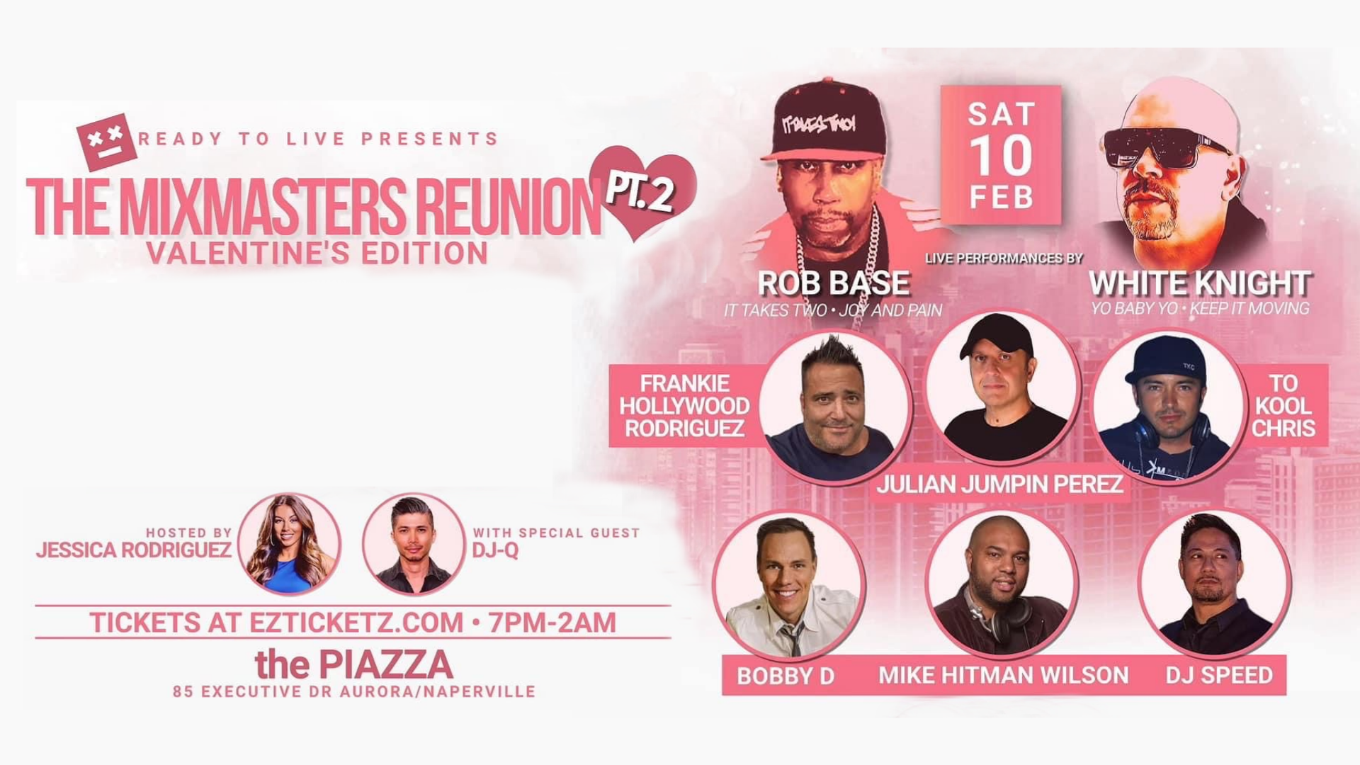💗 MIX MASTERS REUNION - VALENTINE'S EDITION 💗 at the PIAZZA AURORA ...