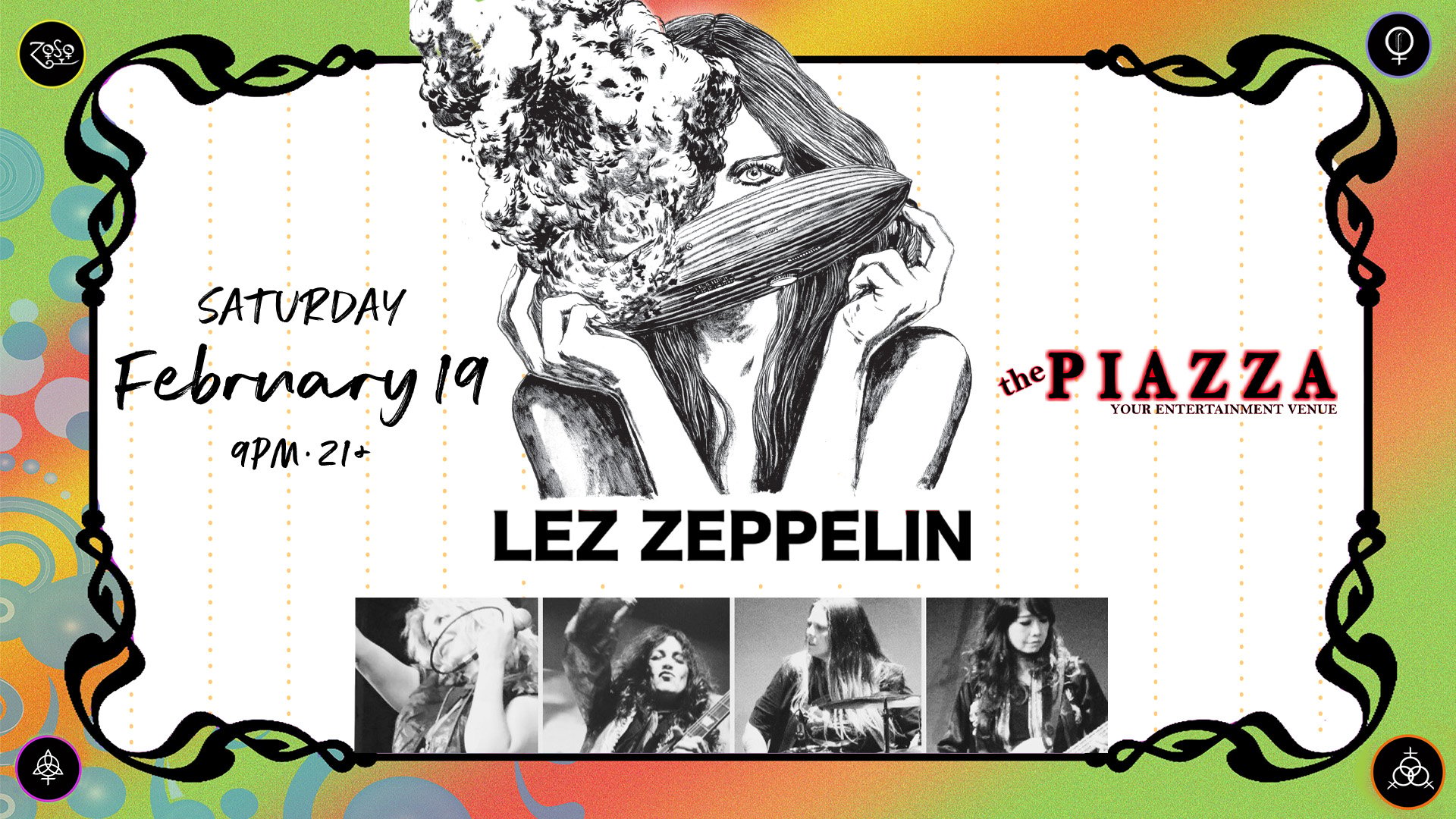 Lez Zeppelin (All Female Tribute to Led Zeppelin) at the PIAZZA - the ...
