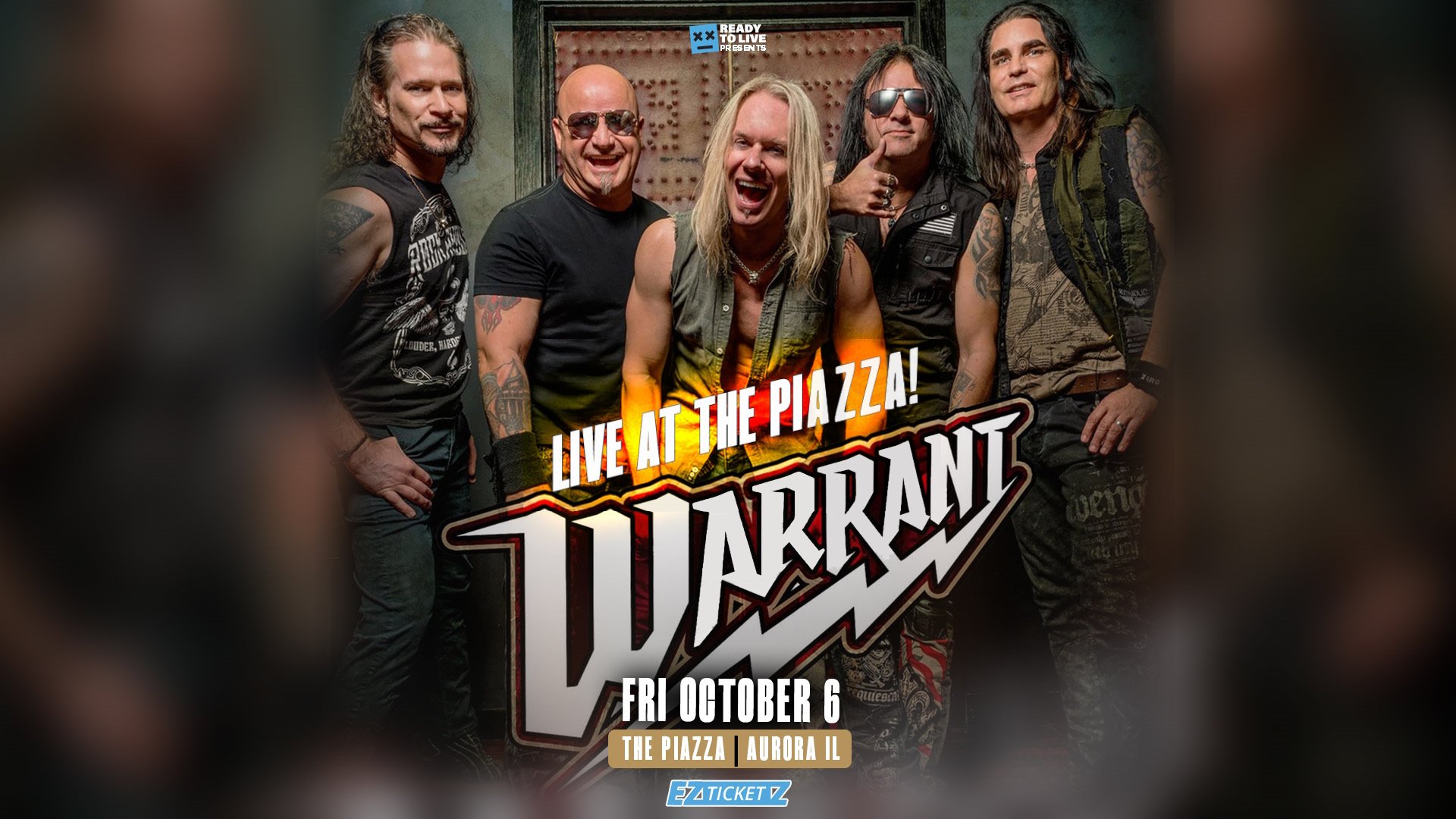 💥Hair Metal demigods Warrant at the PIAZZA in Aurora! - the PIAZZA ...