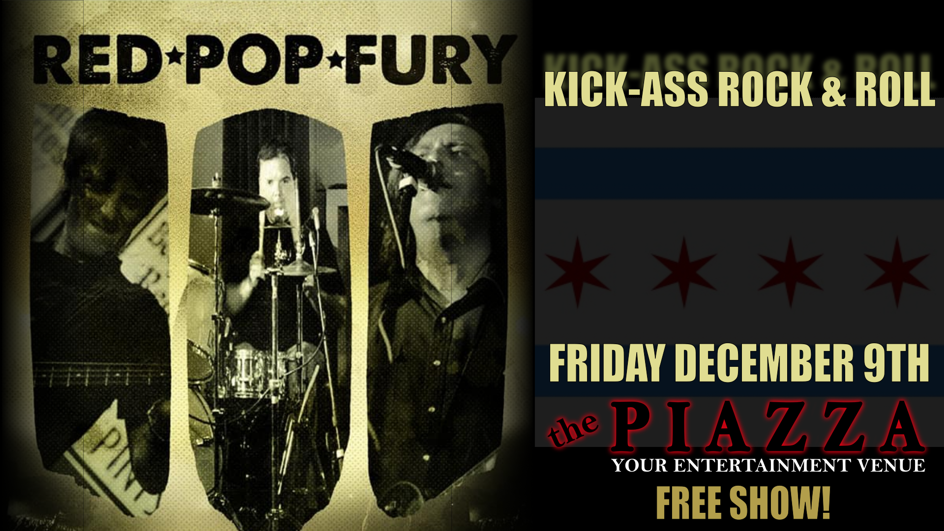 Red Pop Fury - FREE SHOW - the PIAZZA - Live Music Venue!