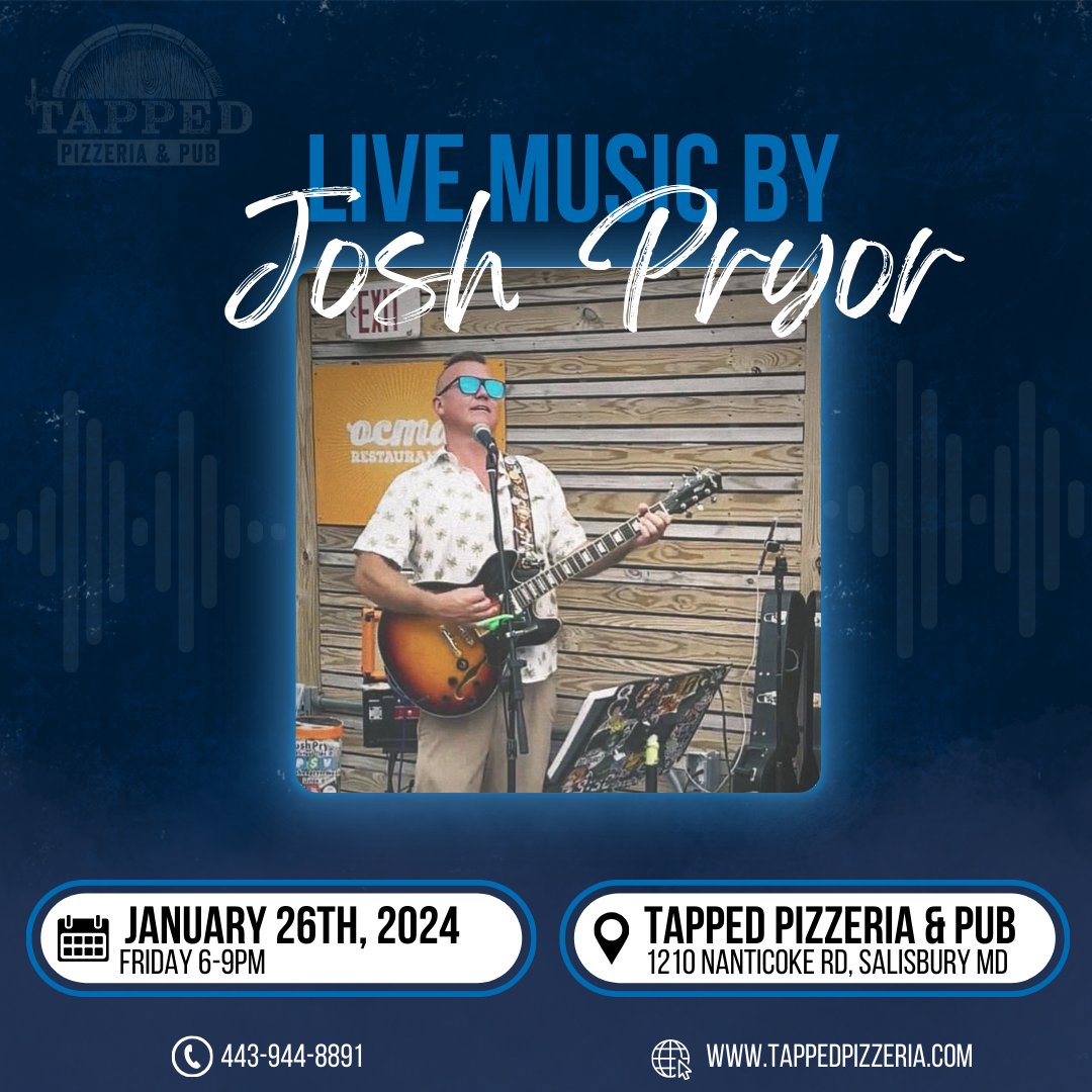 JOSH PRYOR - Oaked at The Globe - Event venue in Berlin, MD