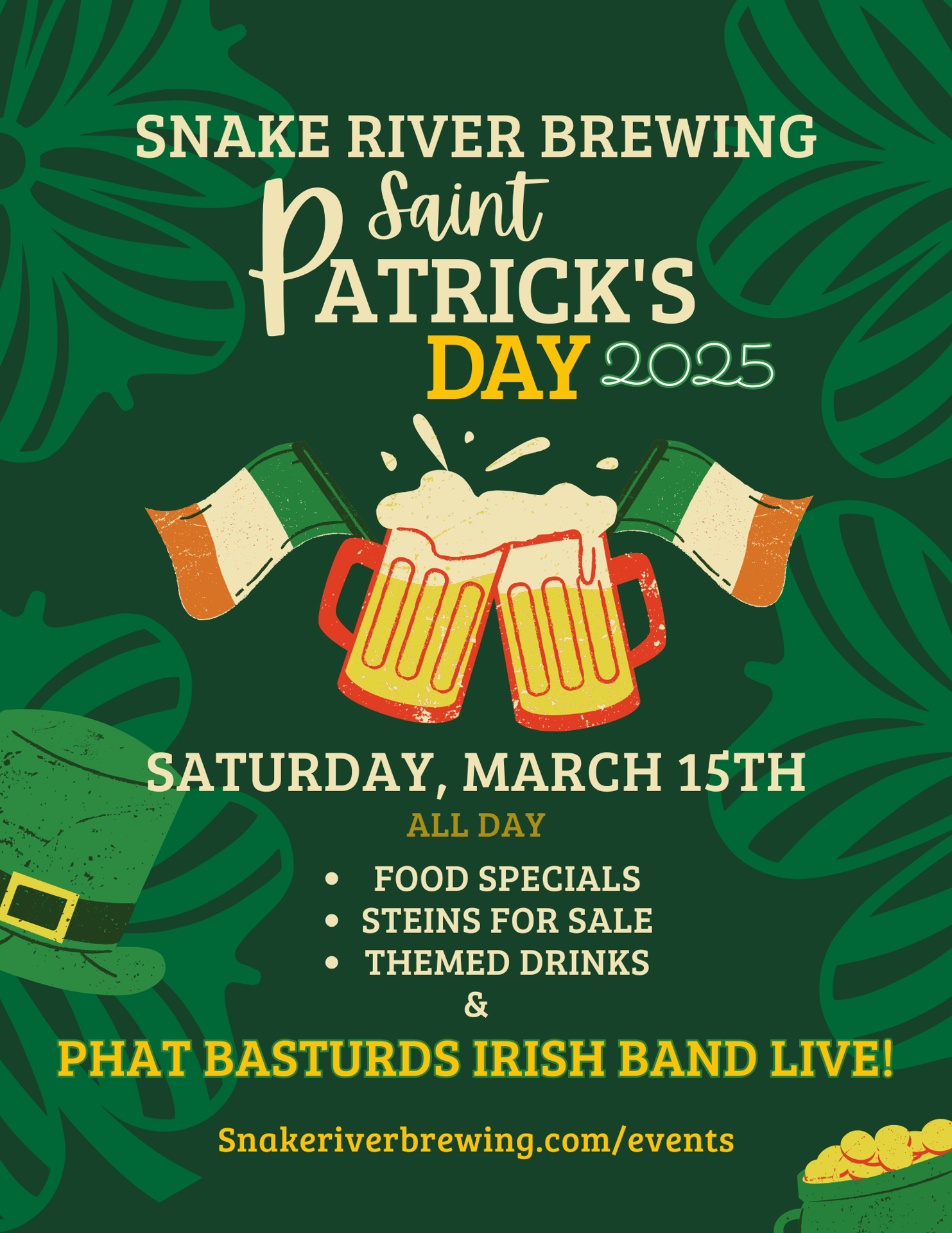 St. Patrick's Day! - Snake River Brewing - Wyoming's Oldest Brewpub in ...