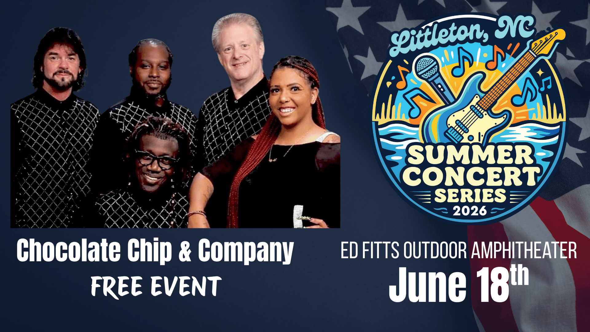Free Summer Concert Series - Chocolate Chip & Company - The Acorn ...