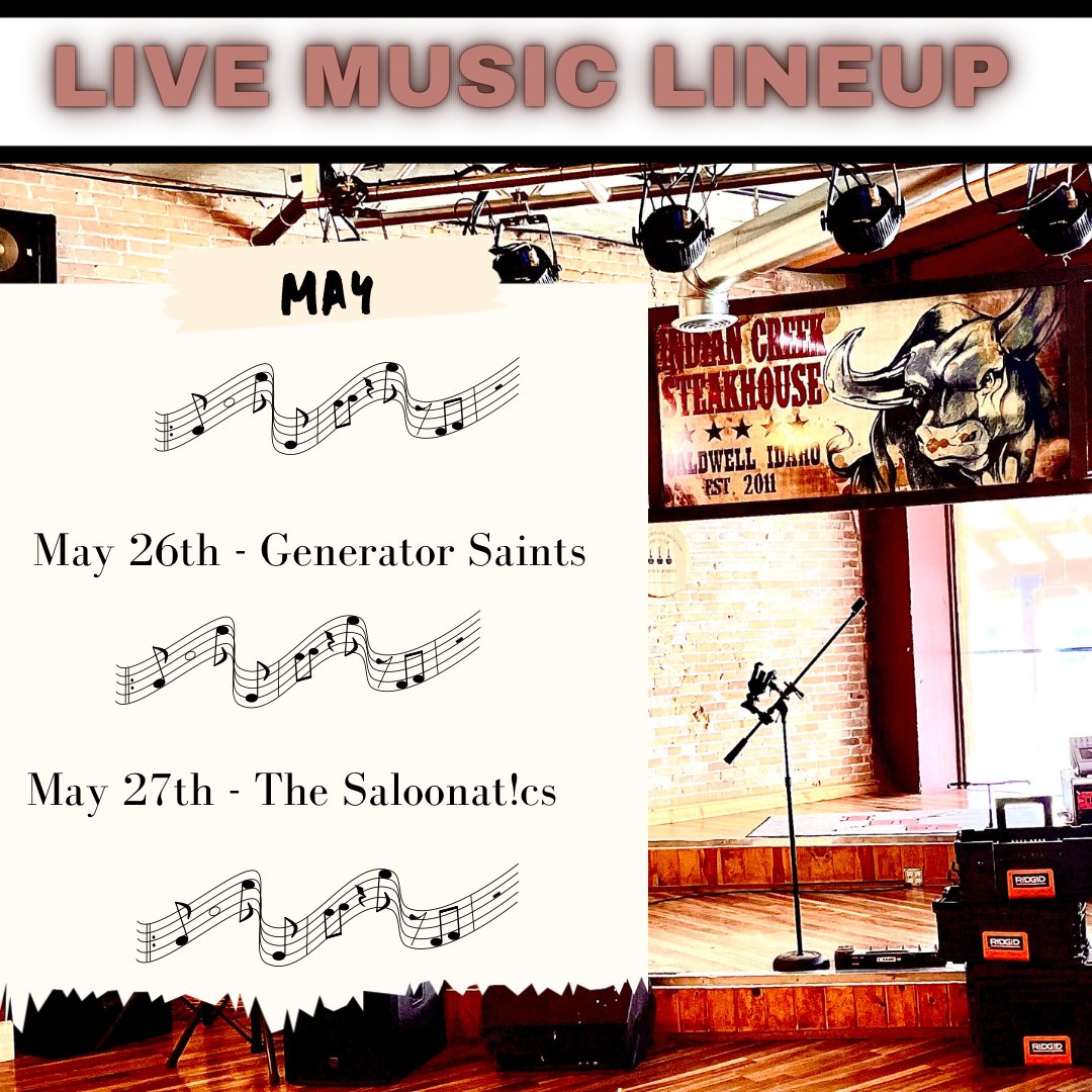 Live Music Every Friday & Saturday - Indian Creek Steakhouse - Steak ...