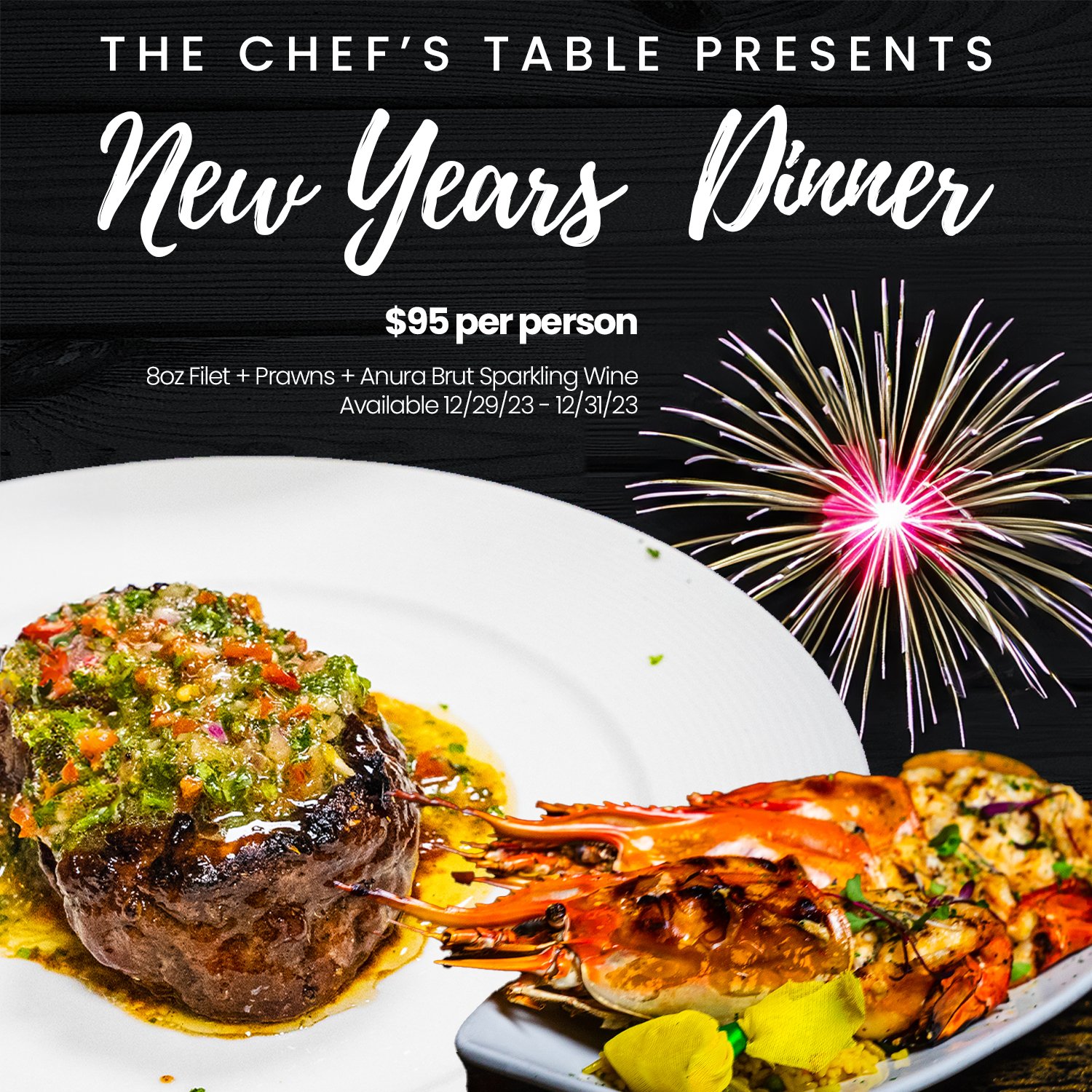 New Year's Eve at The Chef's Table - The Chefs Table